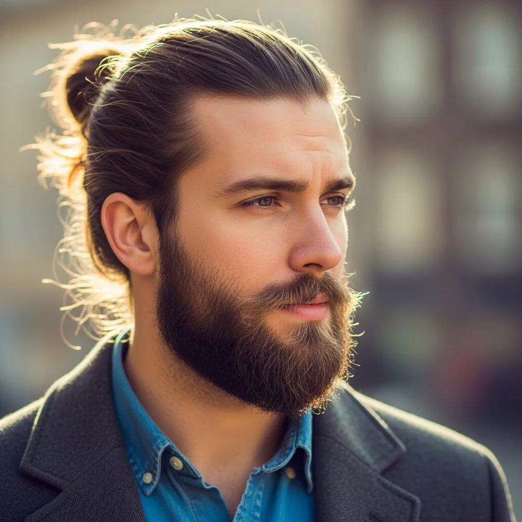 Bold 25 Modern Ways to Style a Man Bun for Long Hair