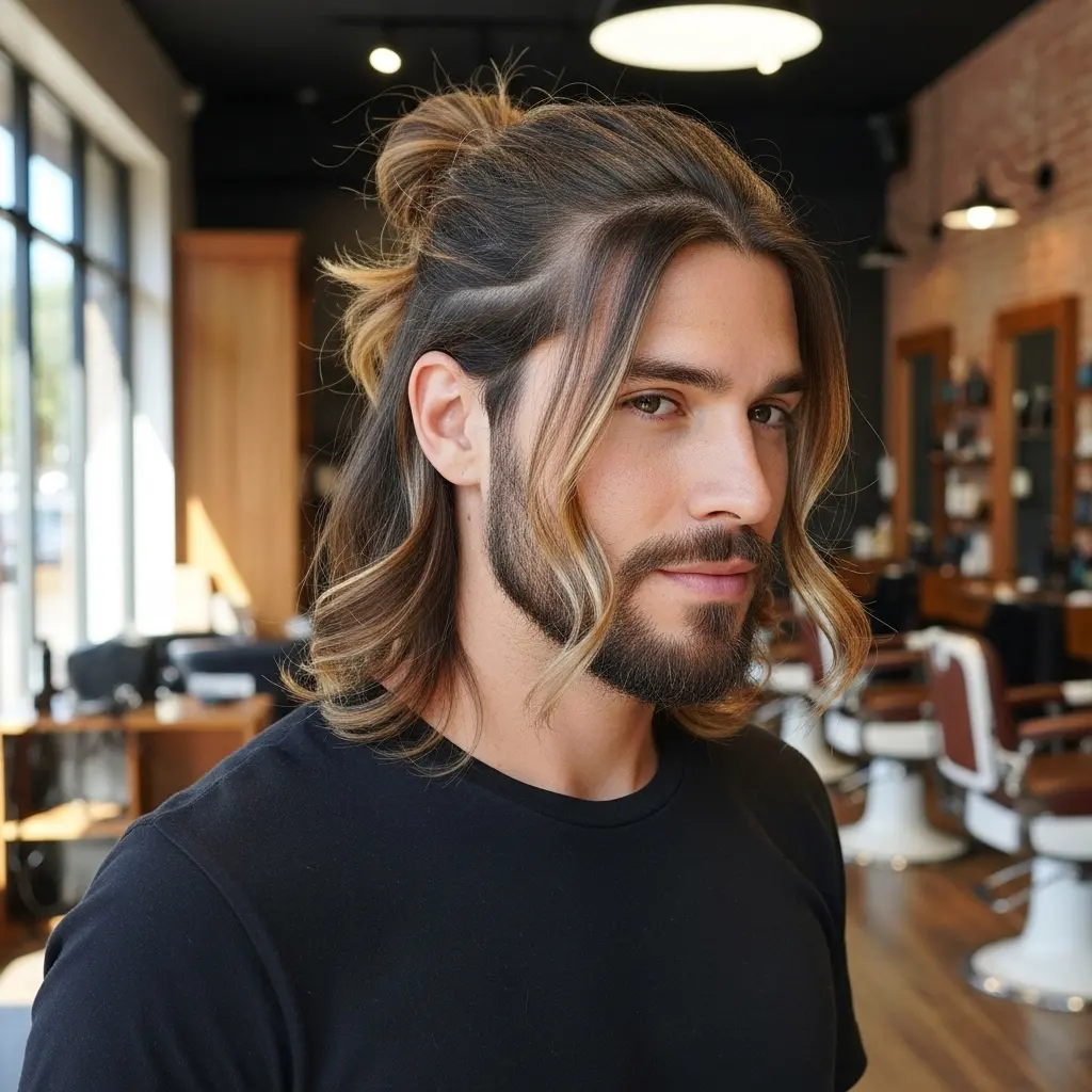 Bold 25 Modern Ways to Style a Man Bun for Long Hair