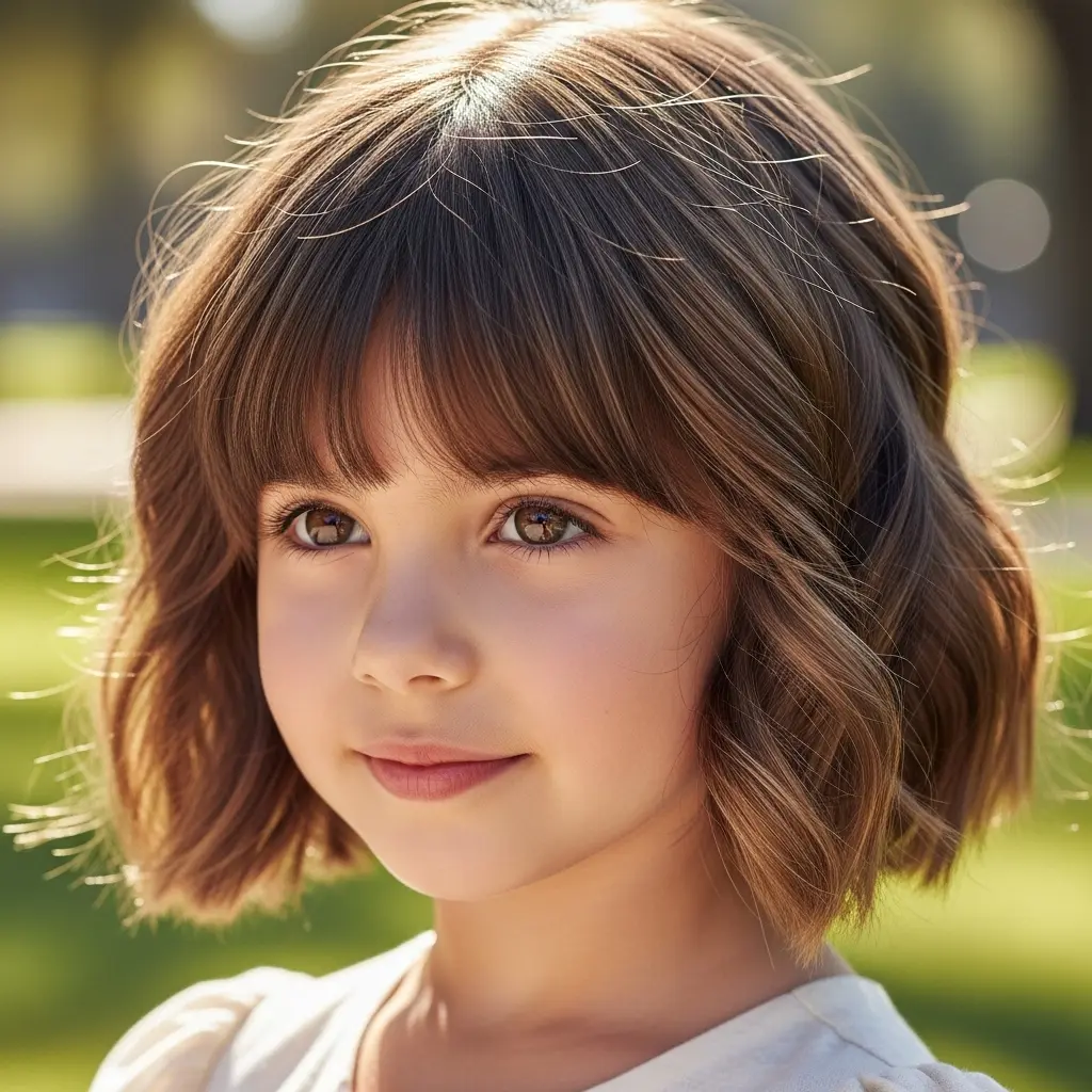 12+ Beautiful Face-Framing Haircuts for Little Girls – Easy, Fun & Age ...